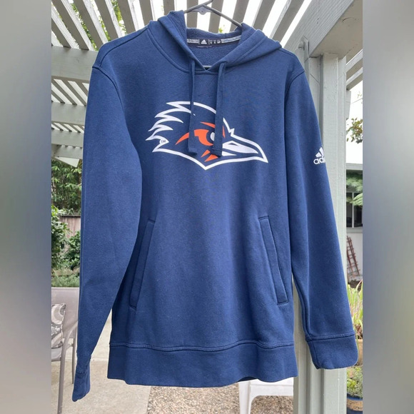 adidas | Shirts | Adidas Utsa Roadrunner Hoodie Blue With Roadrunner ...